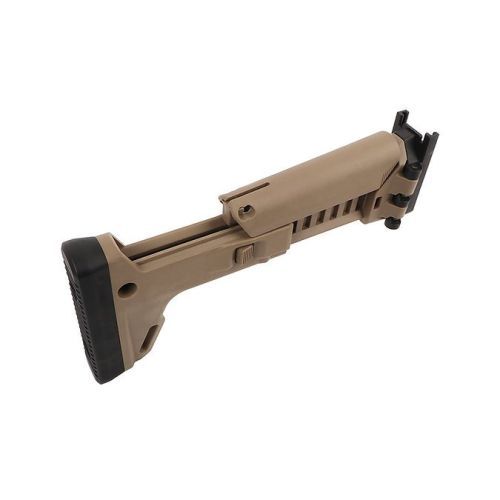 PTS Syndicate Airsoft Kinetic SAS Scar Adjustable Stock Kit - Dark ...